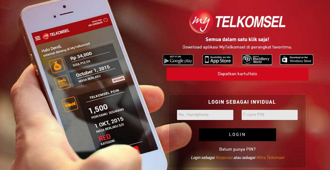 Cara Memperpanjang Masa Aktif Kuota Telkomsel : GRATIS